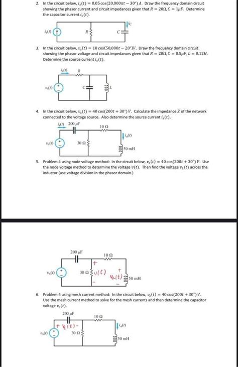 Solved 2 In The Circuit Below