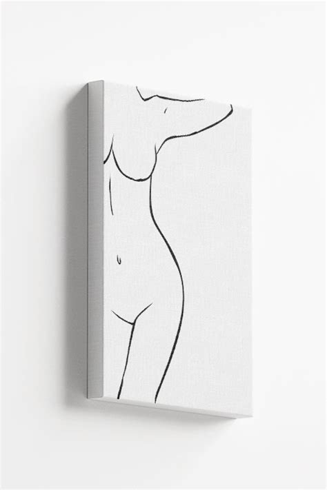 Sexy Nude Lines No Canvas Artdesign