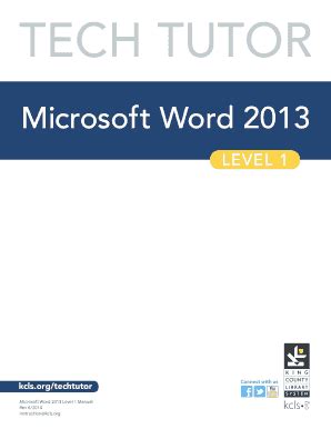 Fillable Online TECH TUTOR Fax Email Print PdfFiller