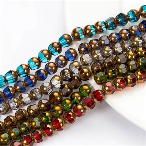 체코 유리 구슬 잎 모양 램프 워크 크리스탈 패션 Diy 쥬얼리 목걸이 귀걸이 액세서리 만들기 14x6mm 20 개묶음 핸드폰닷컴