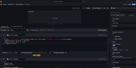 inner join of two tables from different connections dashboards grafana labs community forums