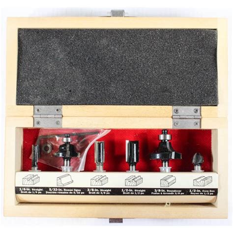 Set Of Craftsman Router Bits