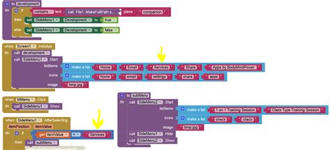 Adding Submenu In Side Bar Mit App Inventor Help Mit App Inventor