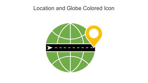 Location And Globe Colored Icon In Powerpoint Pptx Png And Editable Eps Format Presentation