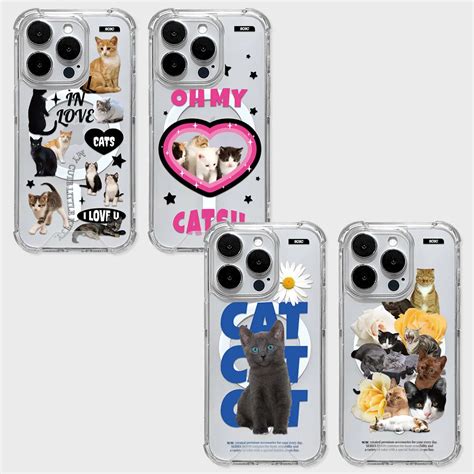 9c9c 러브 캣 맥세이프 범퍼 젤하드 케이스 감도 깊은 취향 셀렉트샵 29cm