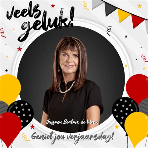 Baie Geluk Aan Juffrou Beatrix Wat Laerskool La Hoff