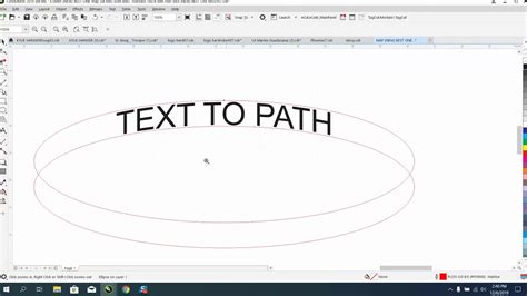 Corel Draw Tips And Tricks Text To Path More Info Inside And A Ring Youtube