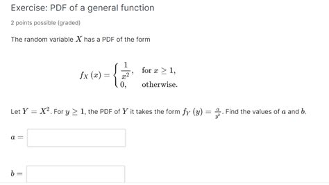 Solved Exercise PDF Of A General Function Points Possible Chegg