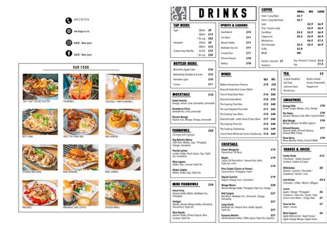 Menu Kage Restaurants