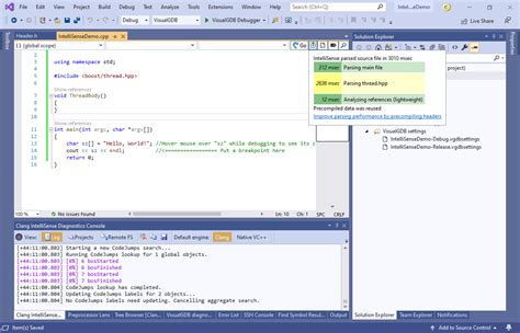 Maximizing Visualgdb Intellisense Performance Visualgdb Tutorials