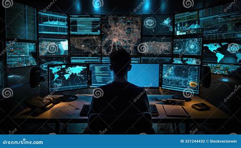 3d Visualization Of Dark Green Data Transmission Virtual Industry