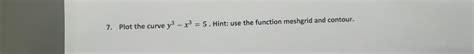 Solved Plot The Curve Y3 X35 ﻿hint Use The Function