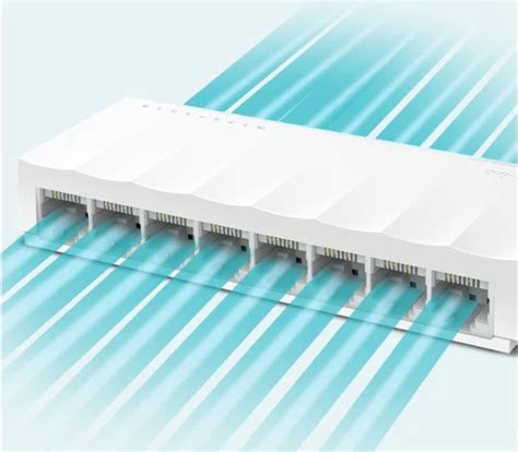Tp Link 8 Port 10 100mbps Desktop Switch Ls1008 Lan Capable White