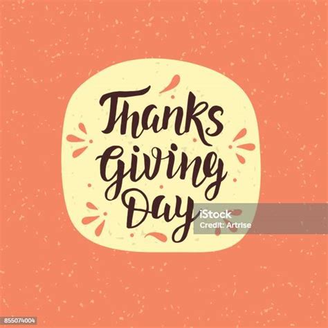 인사말 카드 초대장 포스터 배너 스티커 태그 파티 또는 판매 전단지 및 라벨에 대 한 추수 감사절 레터링 11월에 대한 스톡