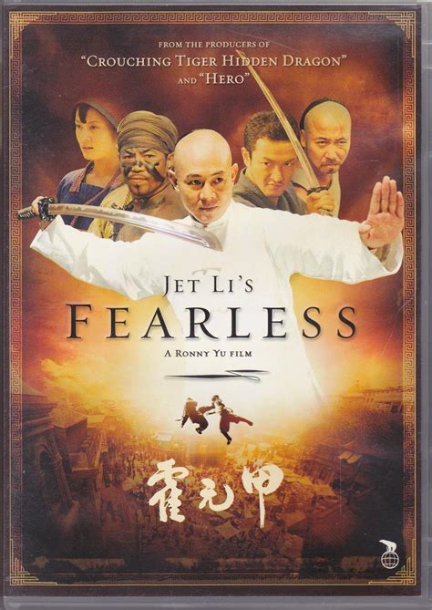 Dvd Fearless Jet Li Nakamura Shidou Natha Köp På Tradera