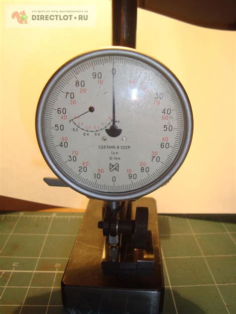 Индикатор многооборотный тип МИГ 1 0 1мм 0 001 мм С калибровкой купить в Томске цена 2500