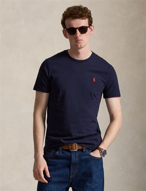 Ralph Lauren Slim Fit T Shirt Finn Den Beste Prisen