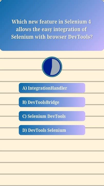 Selenium 4 Chrome Devtools Interview Questions Quiz Selenium Shorts Youtubeshorts Youtube