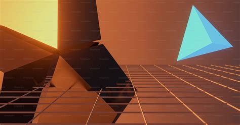 파란색 삼각형이 있는 건물의 추상적인 이미지 사진 Unsplash의 피라미드 이미지