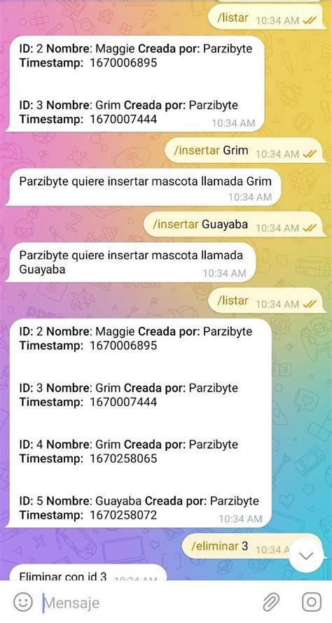 telegram y mysql conexión usando bot parzibyte s blog