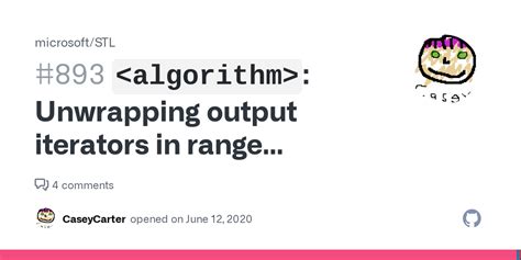 Unwrapping Output Iterators In Range Algorithms · Issue 893