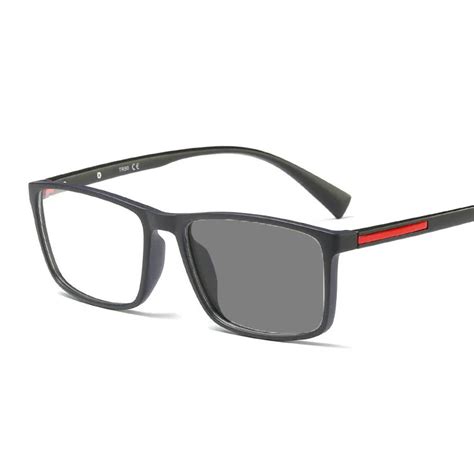 Квадратная Металлическая оправа мультифокальная форма прогрессивные линзы для мужчин и женщин