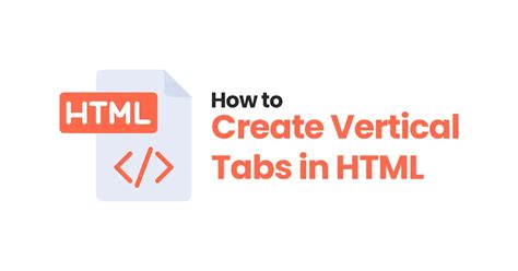 How To Create Vertical Tabs In Html 3 Easy Steps Website Vidya