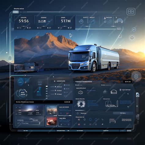 Premium Photo Web Dashboard Logistics Shipment Tracking Dashboard Widget Based Layout St