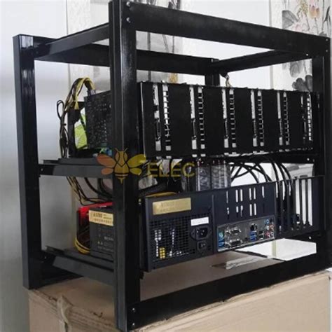 DIY Miner Mining Case Open Air Mining Rig Case With Fans For GPU ETH BTC Ethereum