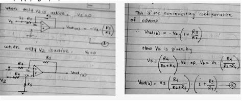 Op Amp As Difference Amplifier Sub Tractor Derivation With Example