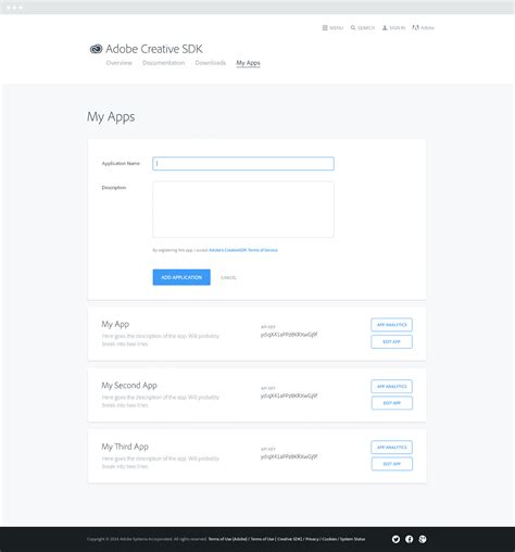 Adobe Creative Sdk Website On Behance