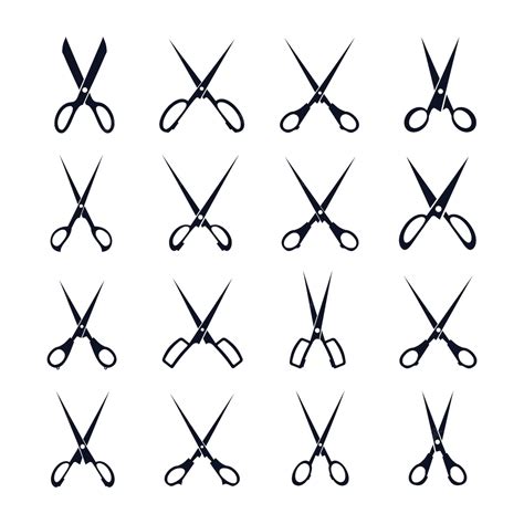 Premium Vector Scissors Icon Vector Set
