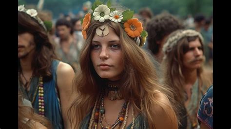 Woodstock 1969 Hippies Women