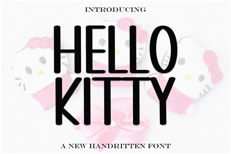 Hello Kitty Font By Putrasyahreza00 · Creative Fabrica