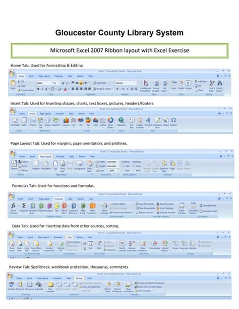 Ms Excel Exercises Pdf
