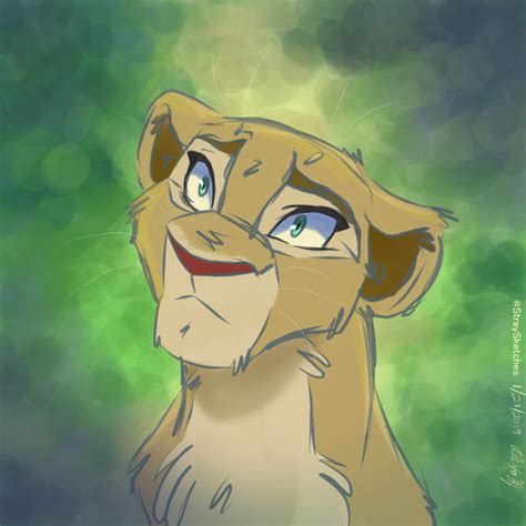 200055 Safe Artiststray Sketches Nala The Lion King Big Cat Feline Lion Mammal