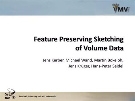 Ppt Feature Preserving Sketching Of Volume Data Powerpoint Presentation Id 6186084
