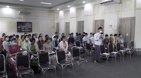 ရန်ကုန်ပညာရေးတက္ကသိုလ် နည်းပြ၊ သရုပ်ပြအသစ်များ၏ အရည်အသွေးမြှင့်သင်တန်းဆင်းပွဲ အခမ်းအနား Yangon