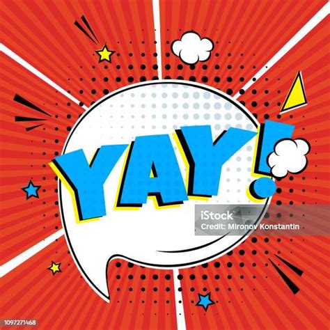 만화 연설에서이 만한 레터링 거품 만화 스타일 플랫 디자인 동적 팝 아트 벡터 일러스트 절연에 배경 광선 만화도 서 스타일 팝 아트 음성 어구의 느낌표 개념 들뜸에 대한