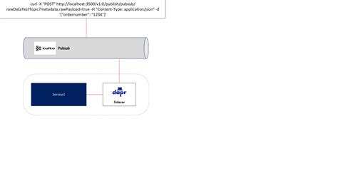 error while subscribing to raw message from a web api microservice