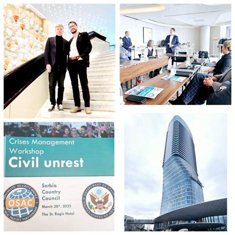 Osac Serbia Crisismanagement Security Security Networking Neverstoplearning Alexey