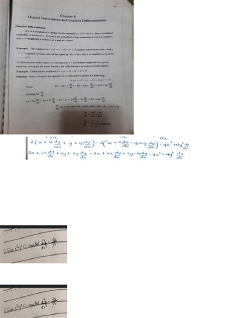 March 4 Implicit Derivatives Pdf