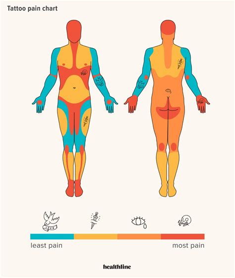 Tattoo Pain Chart Where It Hurts Most And Least And More 2026