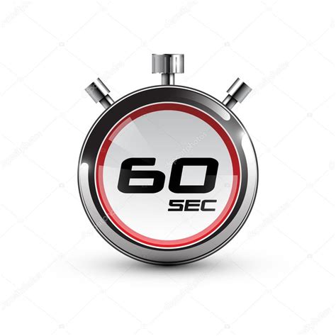 Timer Icon 60 Sec — Stock Vector © Dosunets 64847185