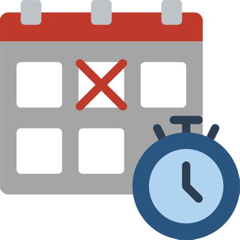 Deadline Basic Miscellany Flat Icon