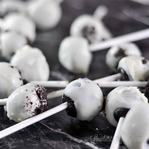 Oreo Cake Pops Lamberts Lately