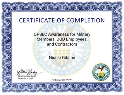 Ive Just Completed Training For Opsec Awareness For Military Members