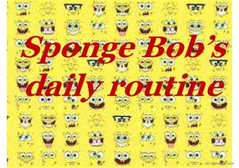 Daily Routines English ESL Powerpoints