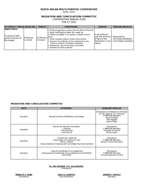 Mediation And Conciliation Committee Pdf Dispute Resolution