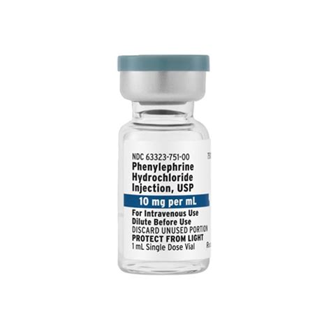 Phenylephrine Hcl 10 Mg Ml Injection Single Dose Vial 1 Ml Suprememed